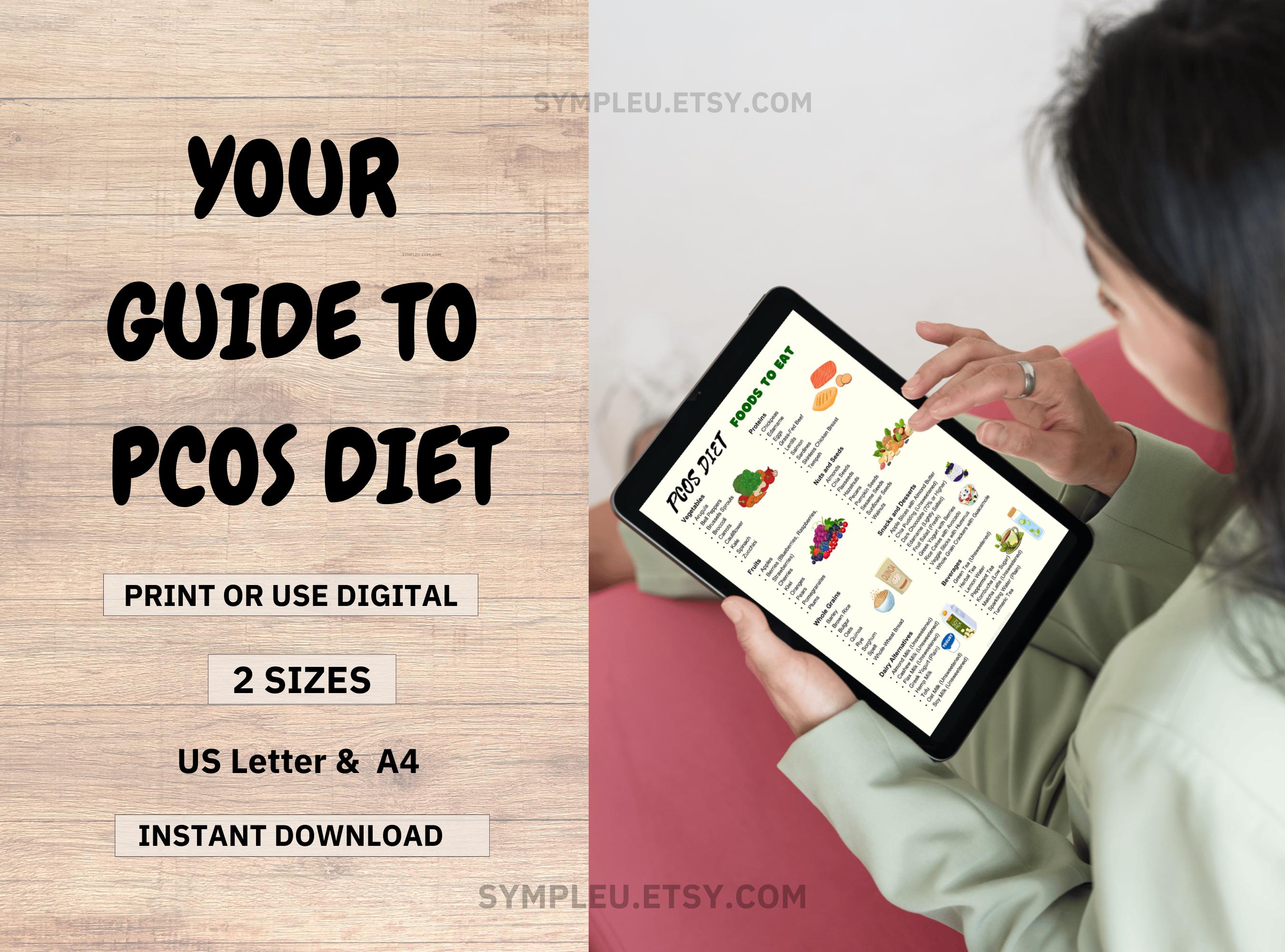 PCOS Food List for PCOS Diet Plan, PCOS Meal Plan, Polycystic Ovary ...