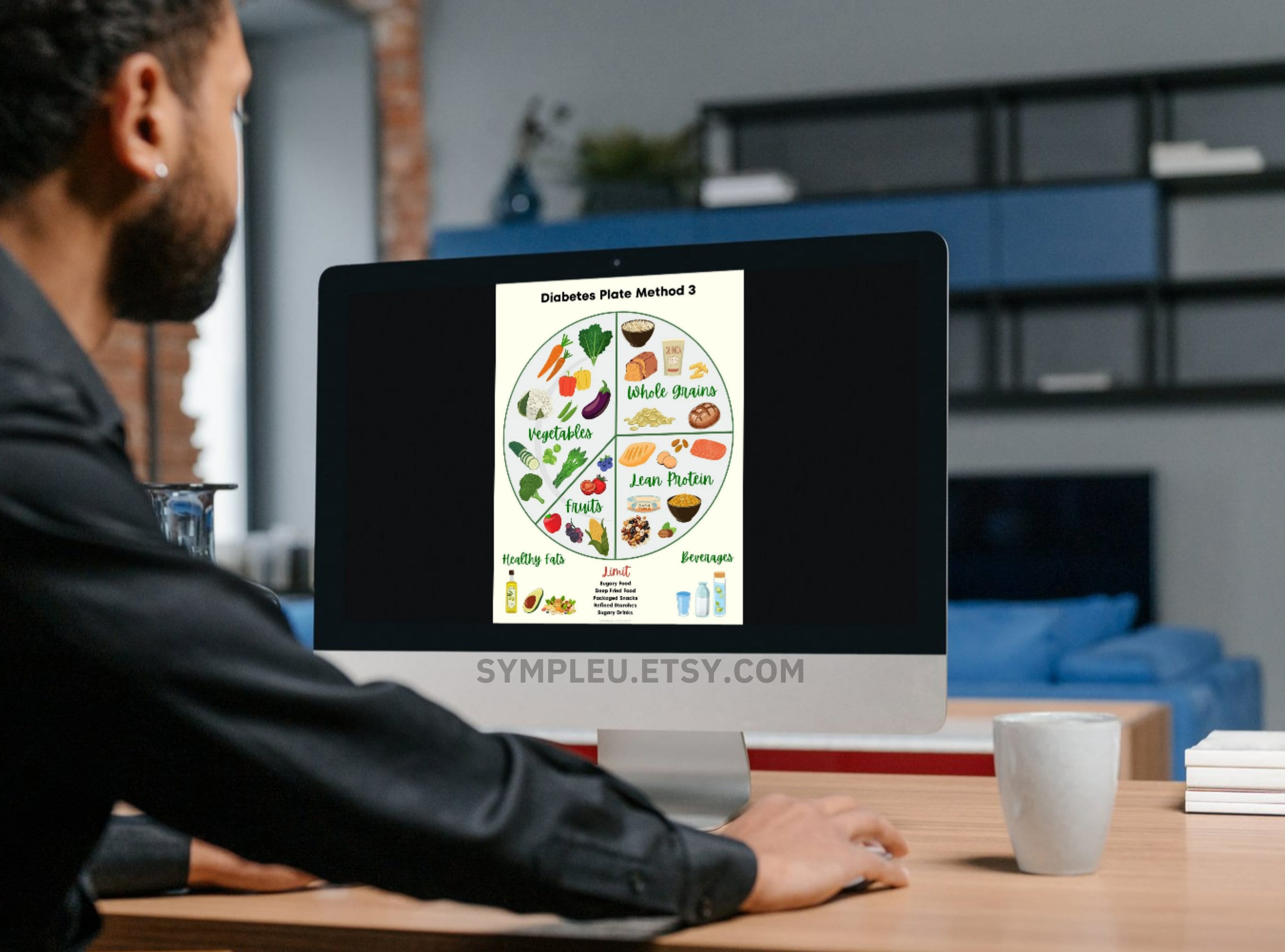 Diabetes Plate Method, Hand Portion Size Guide, Diabetic Food List ...