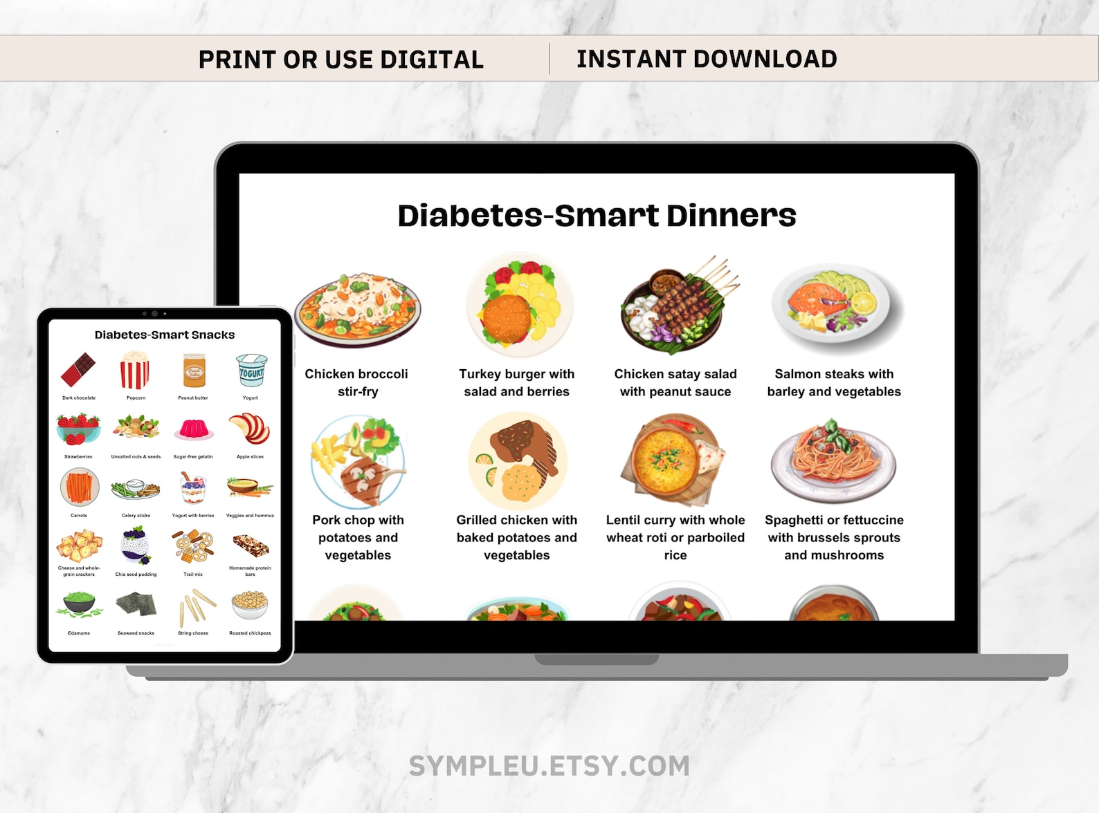 Diabetes Meal Ideas, Diabetic Food Chart, Diabetic Diet Sheet, Diabetic ...