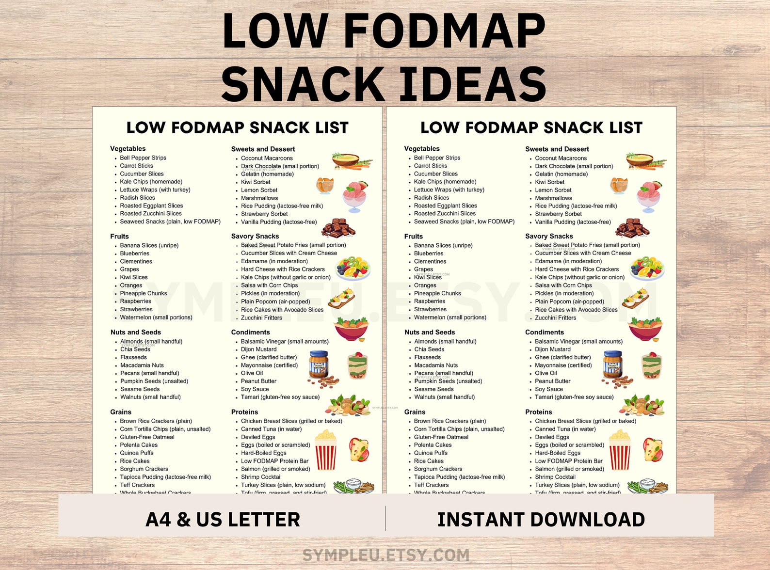 Low FODMAP Snack List and Snack Ideas for Fodmap Food List, Fodmap Diet ...