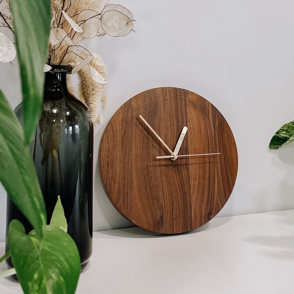 Walnut Clock - Etsy