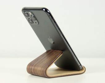 Wood Phone Stand | Etsy