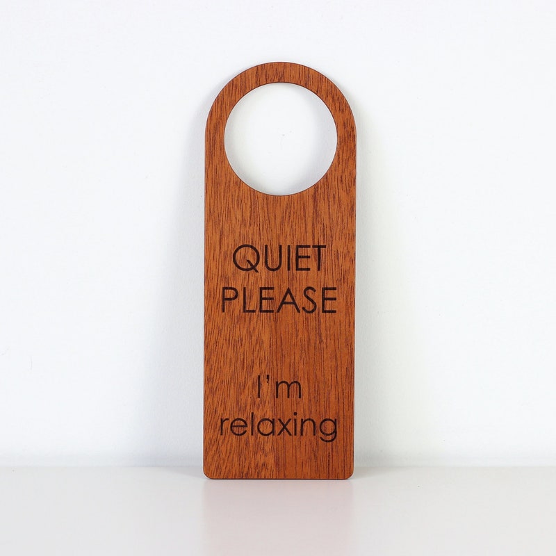 Quiet Please Sign - Etsy