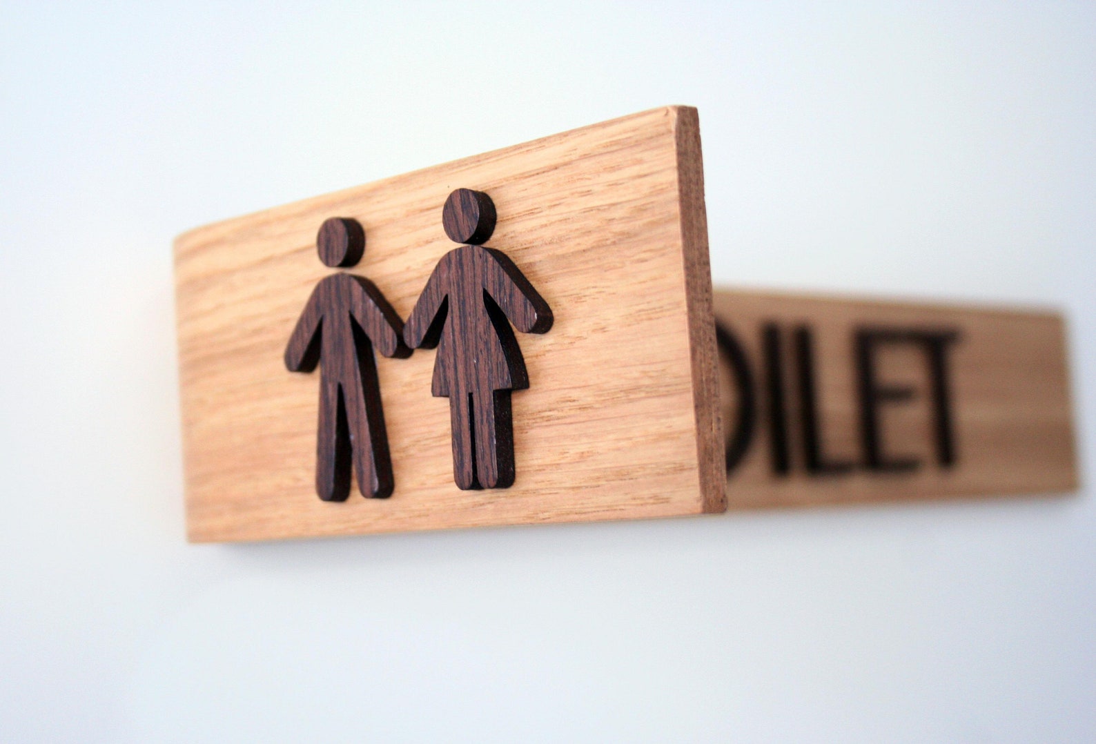 Custom Wall Sign. Personalized Wood Office Bathroom Door Decor - Etsy