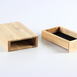 Restaurant Check Presenter Box Wood Receipt Tip Box. Unique Wood Bill ...