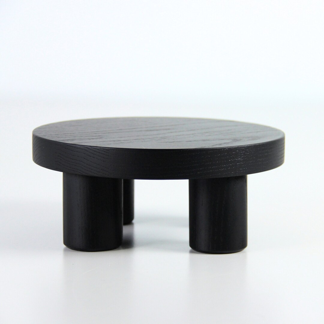 Black Wooden Riser Stand for Bathroom Decor Tray. Soap Stand - Etsy