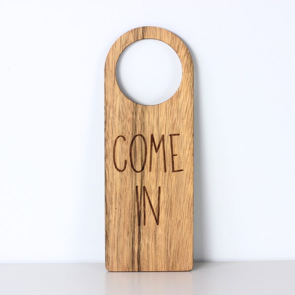 Wooden Door Hanger - Etsy