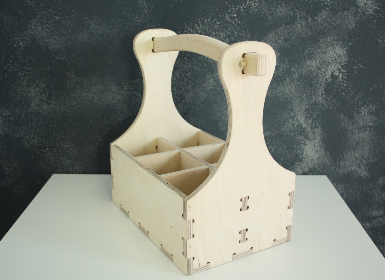 Wood beer box 6 pack carrier. | Etsy