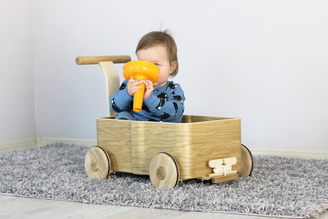 Toy Storage Box. Personalized Toy Box Walker Wagon 1st Birthday Gift ...