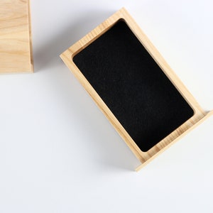 Restaurant Check Presenter Box Wood Receipt Tip Box. Unique Wood Bill ...