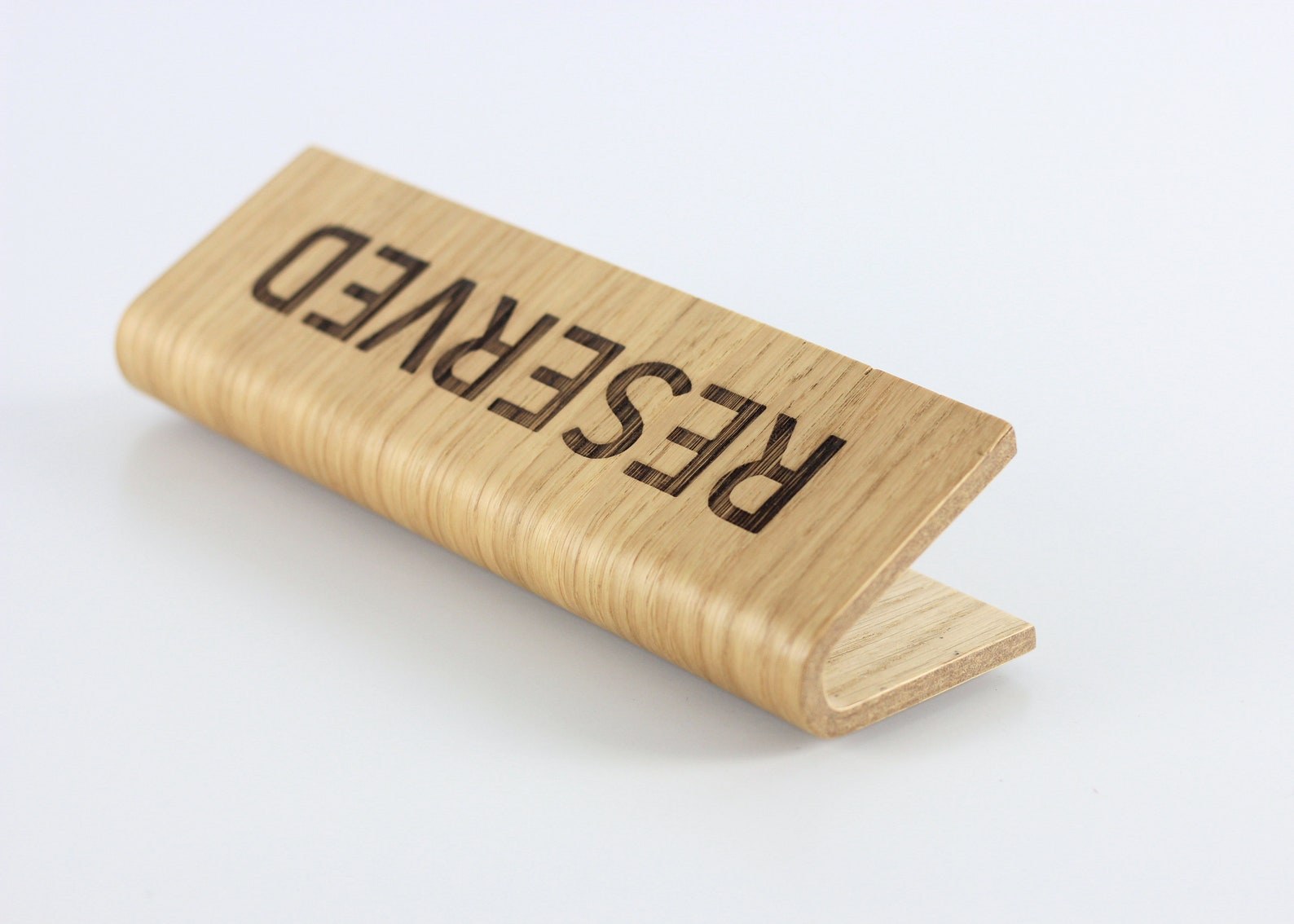 Reserved Table Sign. Tabletop Reserved Seating Display. Custom Stand ...