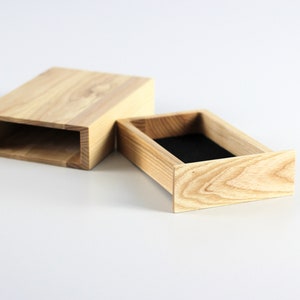 Restaurant Check Presenter Box Wood Receipt Tip Box. Unique Wood Bill ...