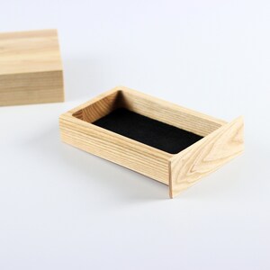 Restaurant Check Presenter Box Wood Receipt Tip Box. Unique Wood Bill ...