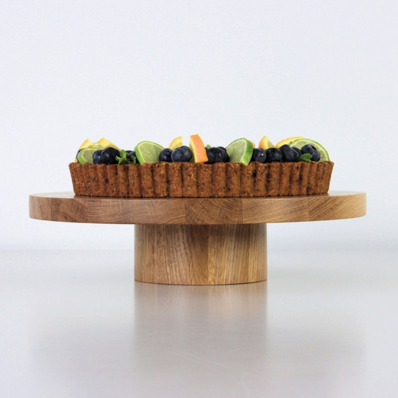Wood Cake Stand - Etsy