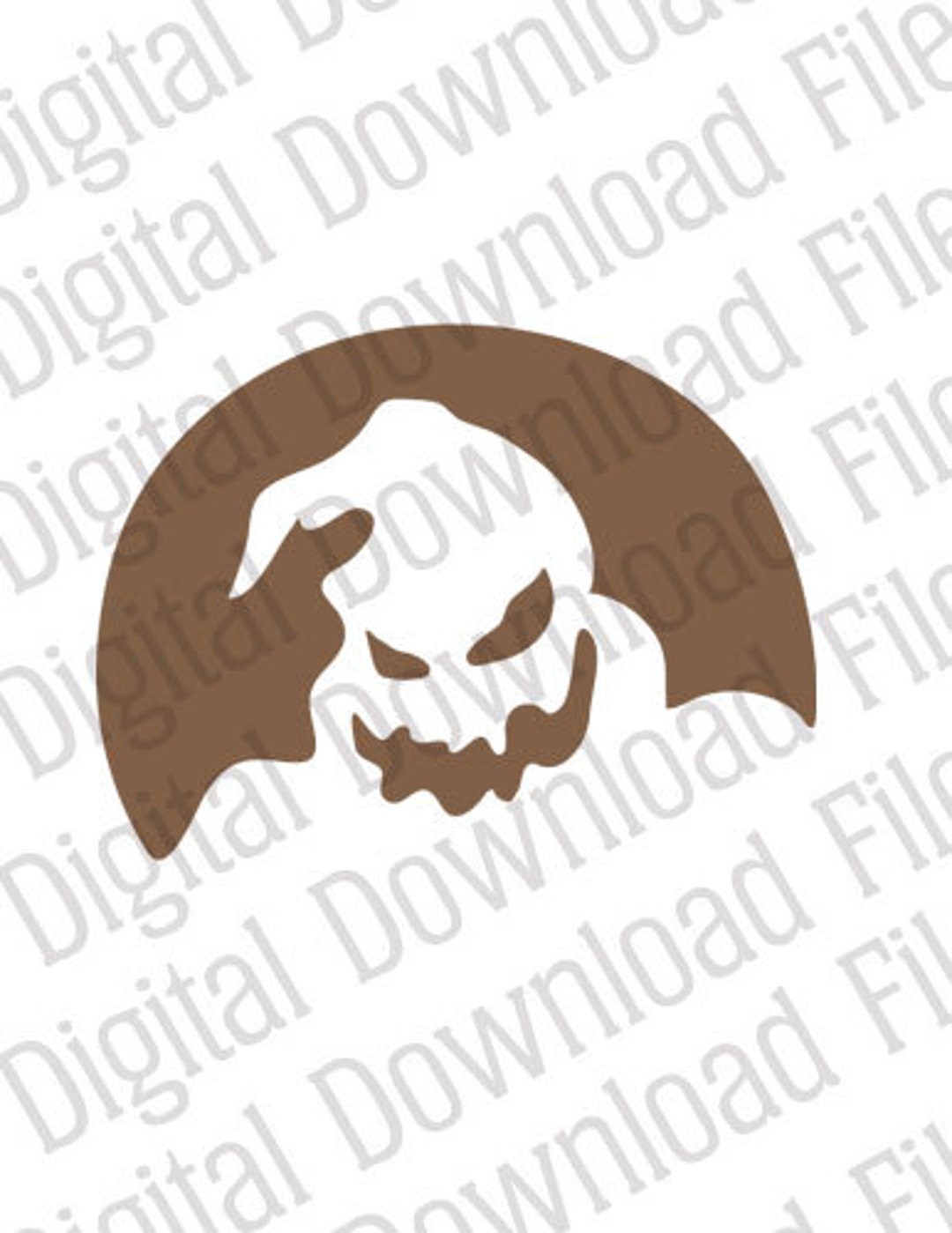 Vector Stencil Graphic DD8 Oogie Boogie DIGITAL DOWNLOAD Ai & Svg fully ...