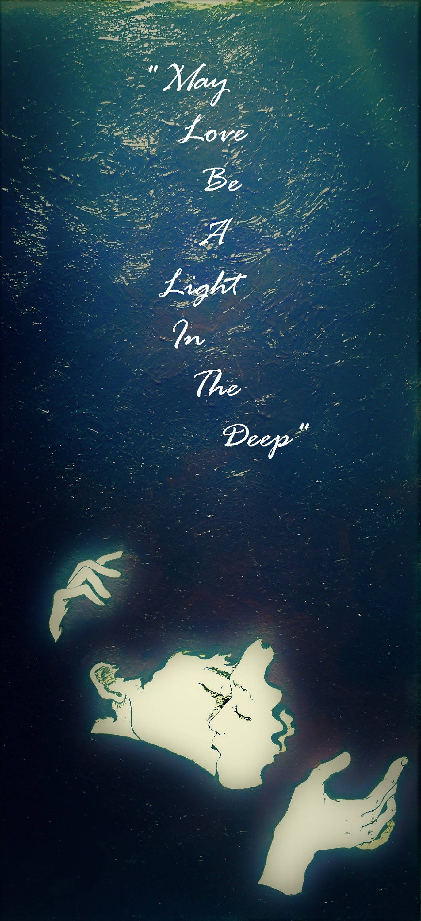 Lovers in the Ocean Romantic Quote - Etsy