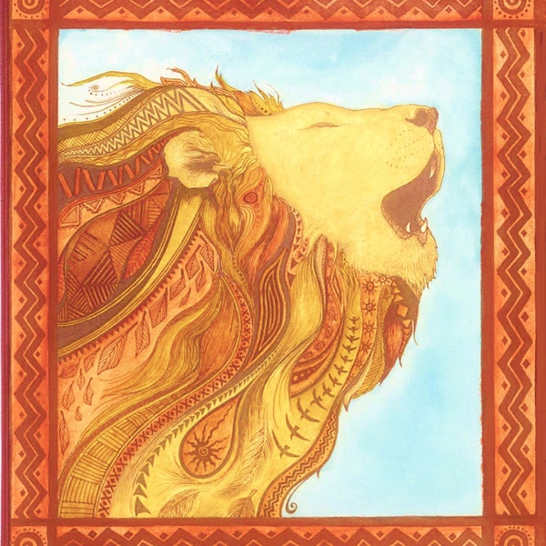 Zentangle Lion - Etsy