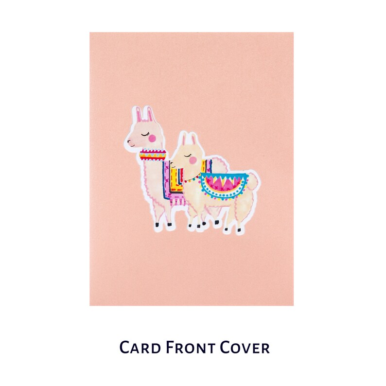 Llama Pop up Card 3D Llama Card Llama Birthday Card Llama - Etsy UK