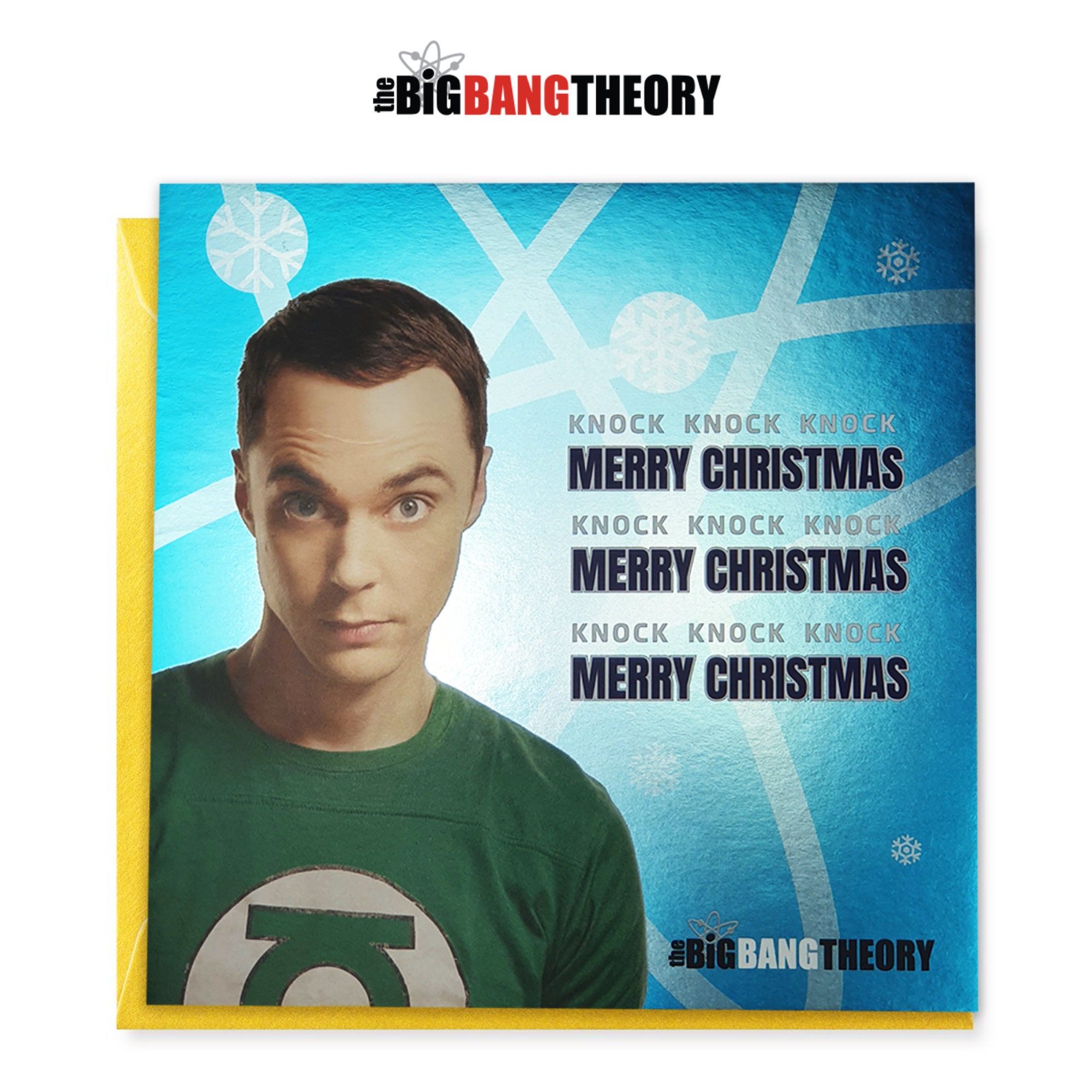 Big Bang Theory Christmas Card Sheldon Cooper knock - Etsy UK