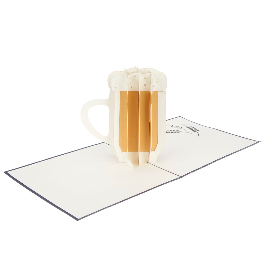 Beer Pop up Card Fathers Day Cards, Fathers Day Gift, Birthday Cards ...