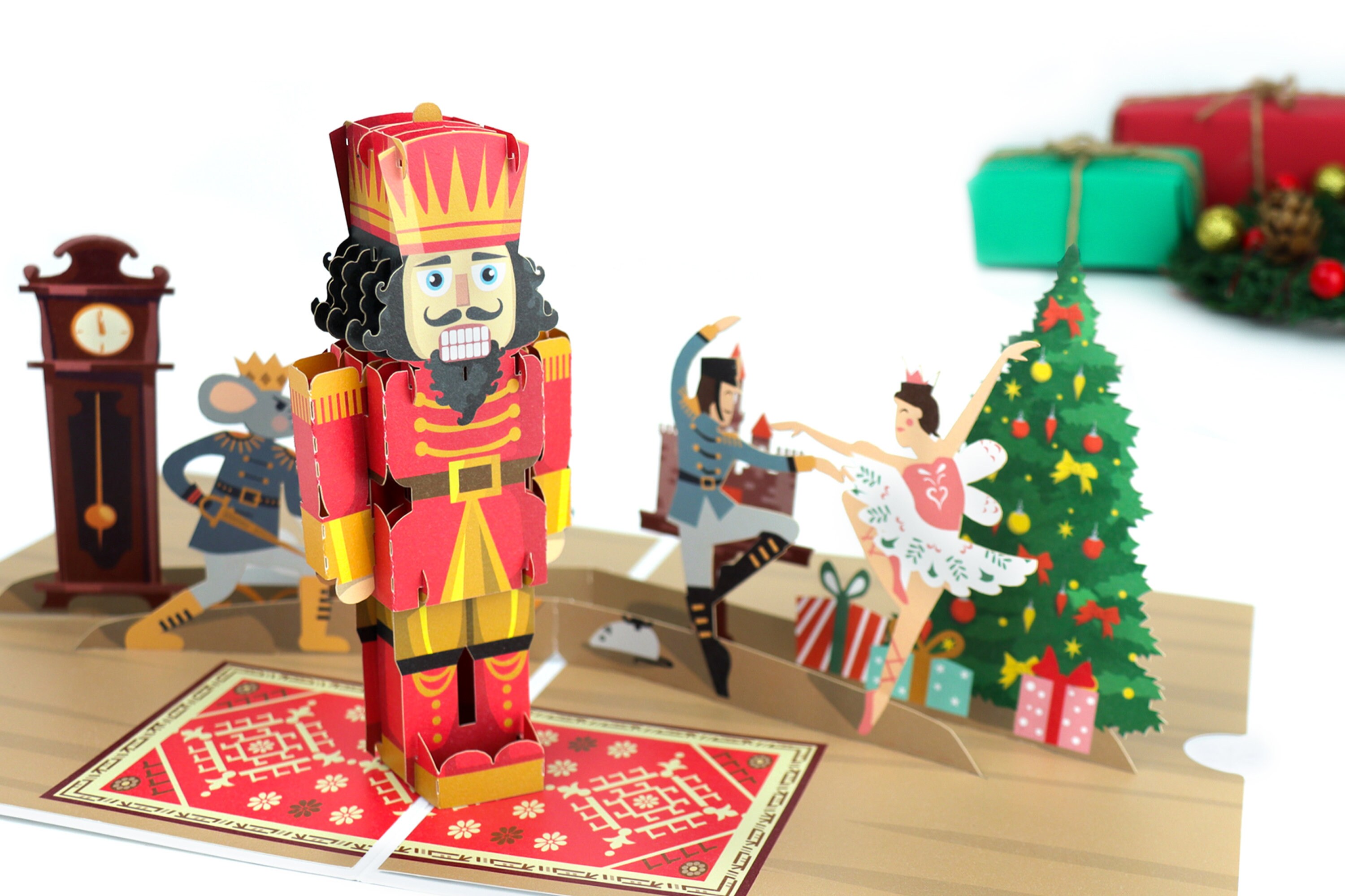 The Nutcracker Pop up Christmas Card Handmade Pop up - Etsy UK