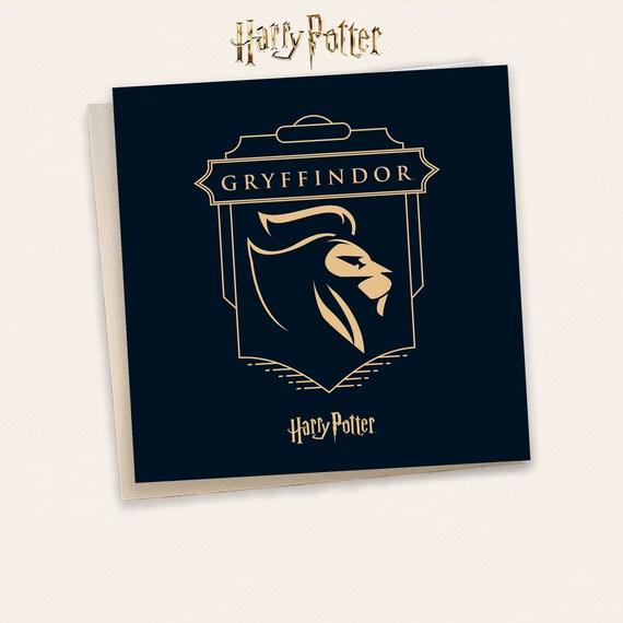 Gryffindor Harry Potter Birthday Card Harry Potter Gifts - Etsy