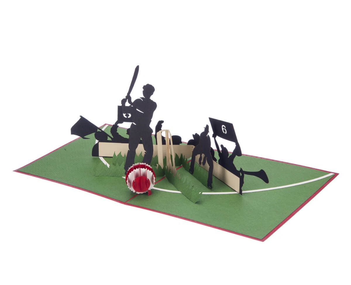 Cricket Pop up Card | Birthday Card for Him, Father's Day Cards ...