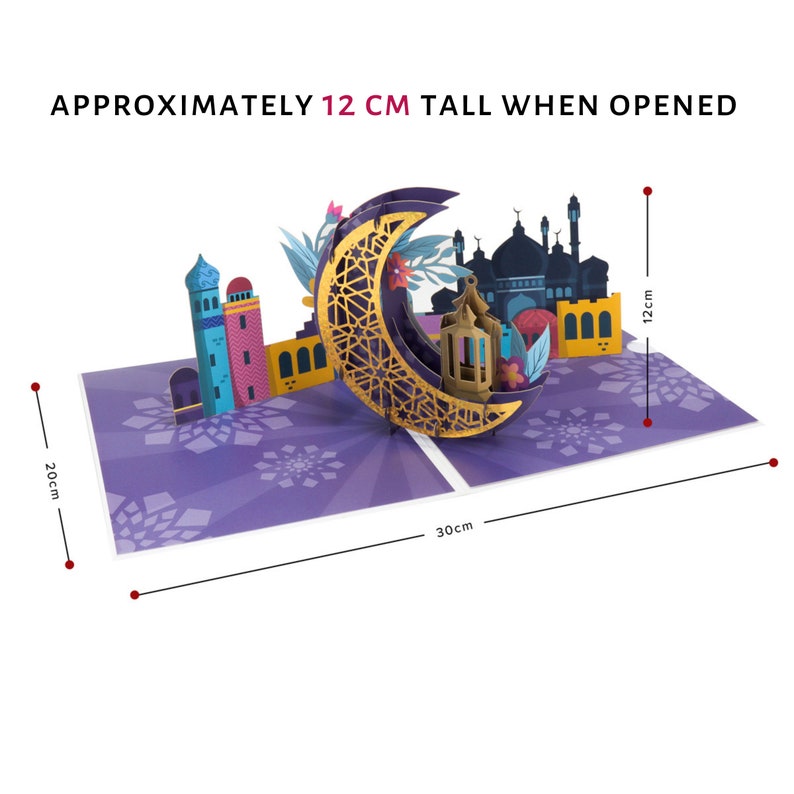 Eid Pop up Card Eid Cards Eid Mubarak Gifts for Family and - Etsy UK