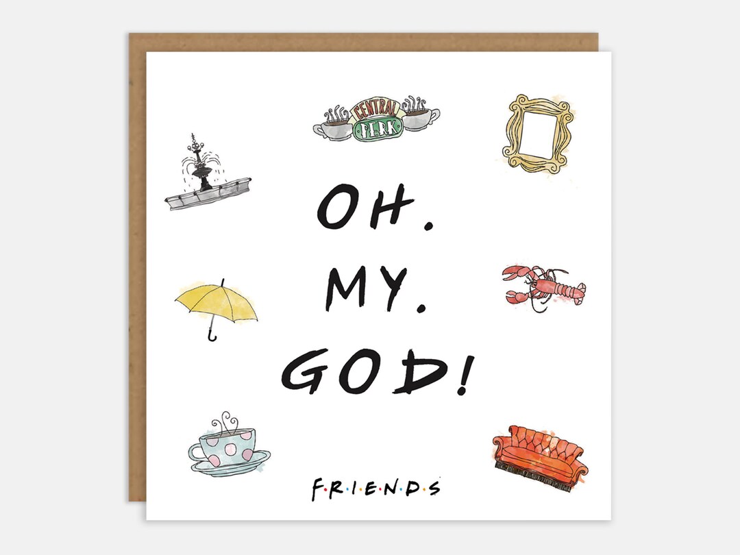 Friends TV Show Congratulations Card | Janice "oh My God!" Card ...