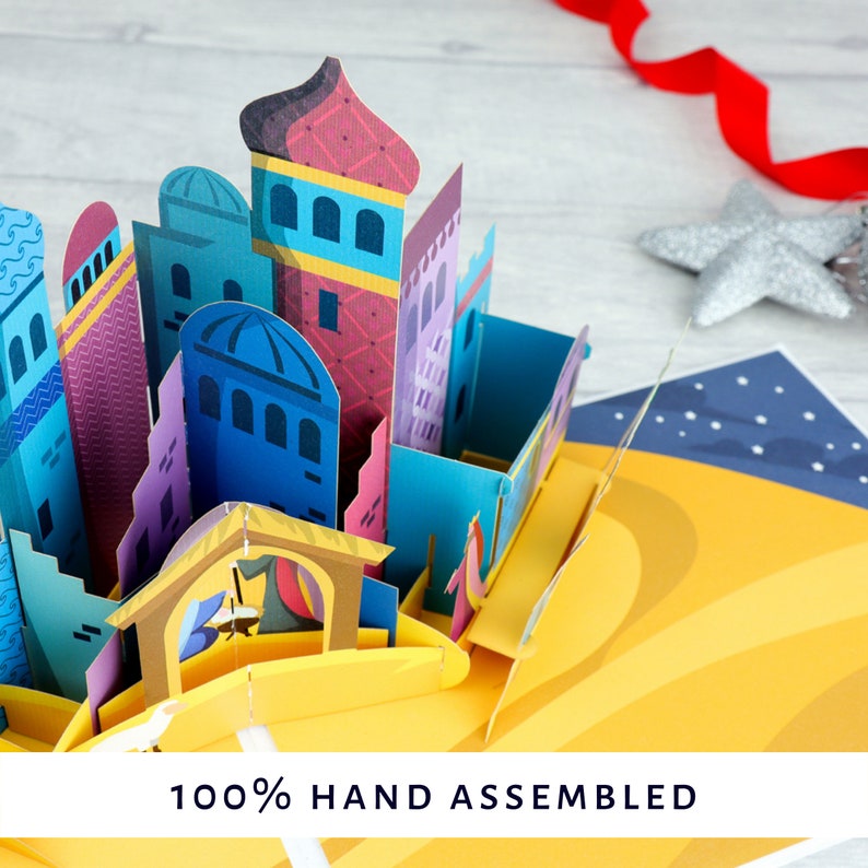 Bethlehem Christmas Pop up Card Christmas Cards Christmas | Etsy UK