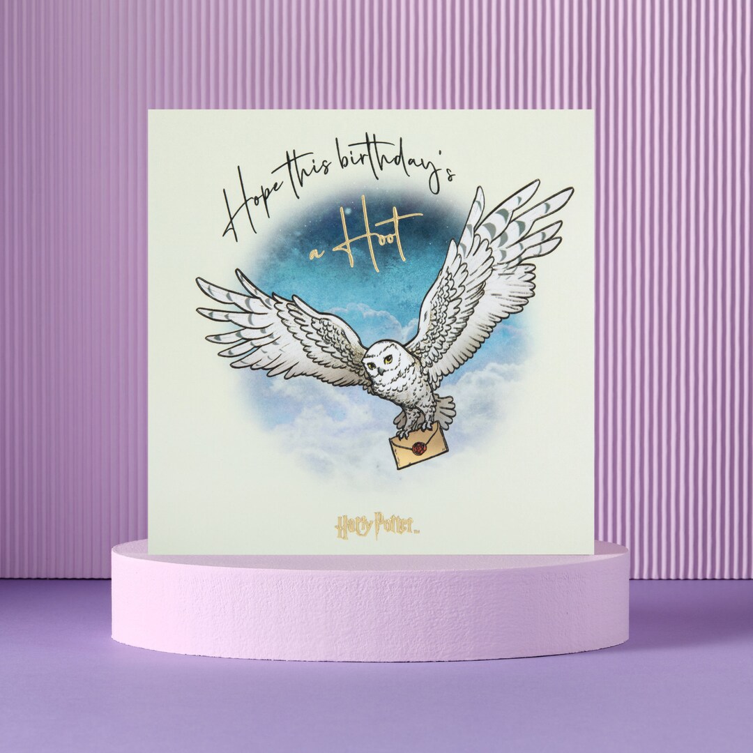 Cardology - Harry Potter Hedwig Birthday Card – Official Wizarding ...