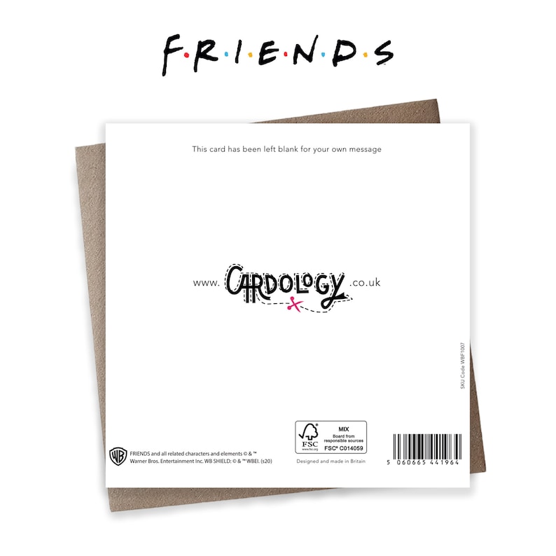 Friends TV Show Card | Birthday Card for a Friends Fan | 90s TV Show ...