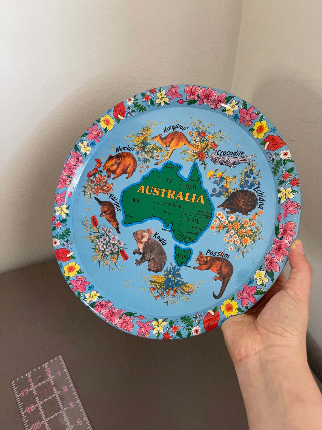 Australia Metal Tray - Etsy
