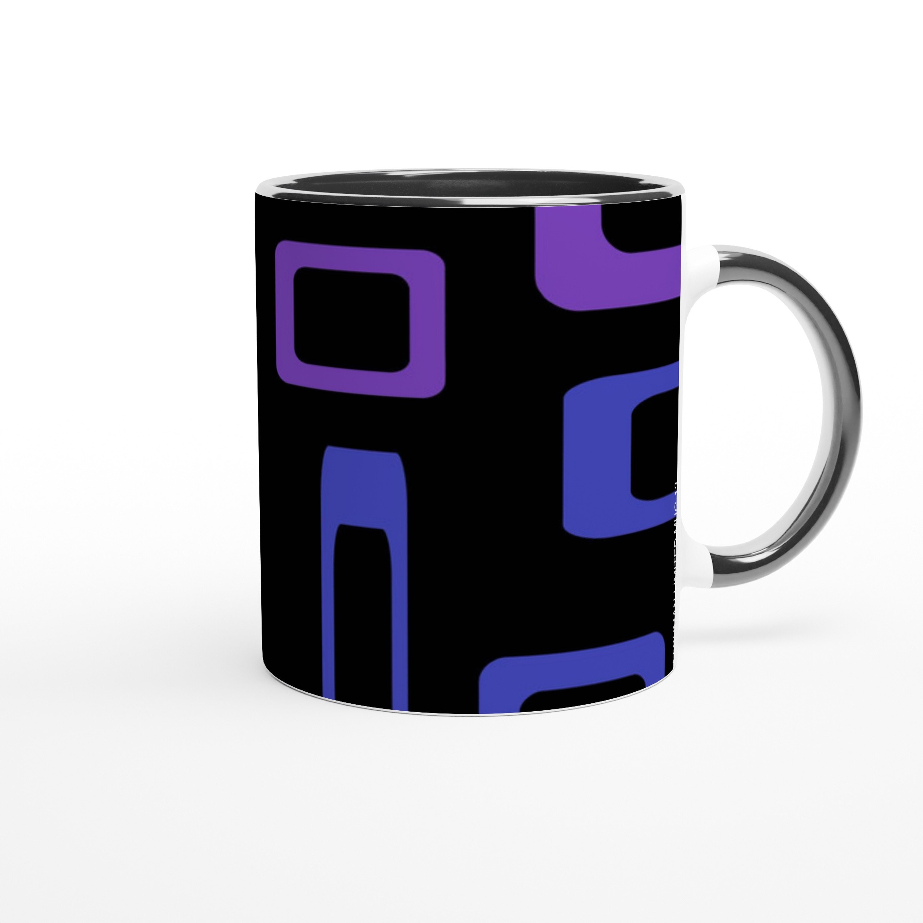 Rounded Squares v12 Short Run Mugs. Original Unique Design on 11oz ...