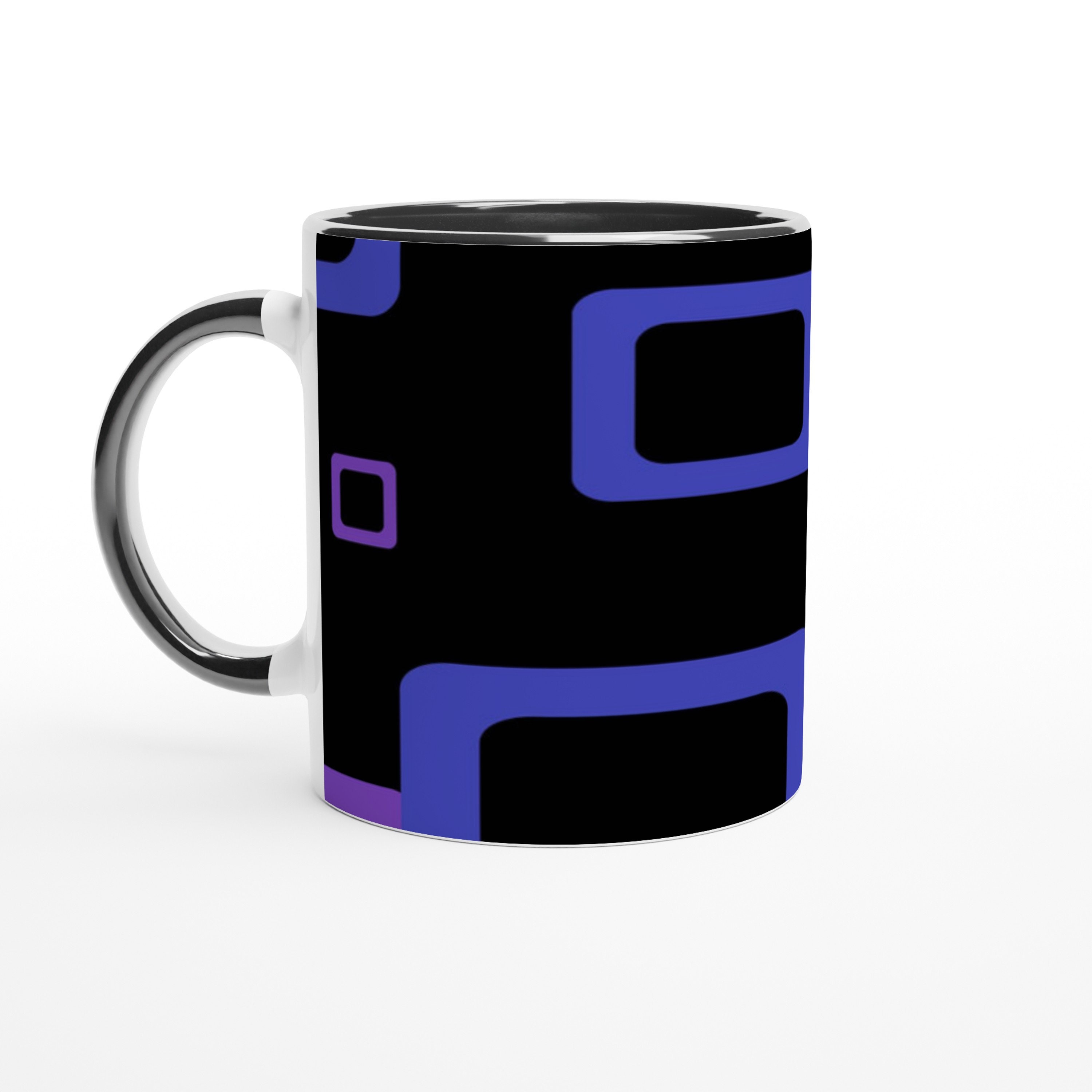 Rounded Squares v12 Short Run Mugs. Original Unique Design on 11oz ...