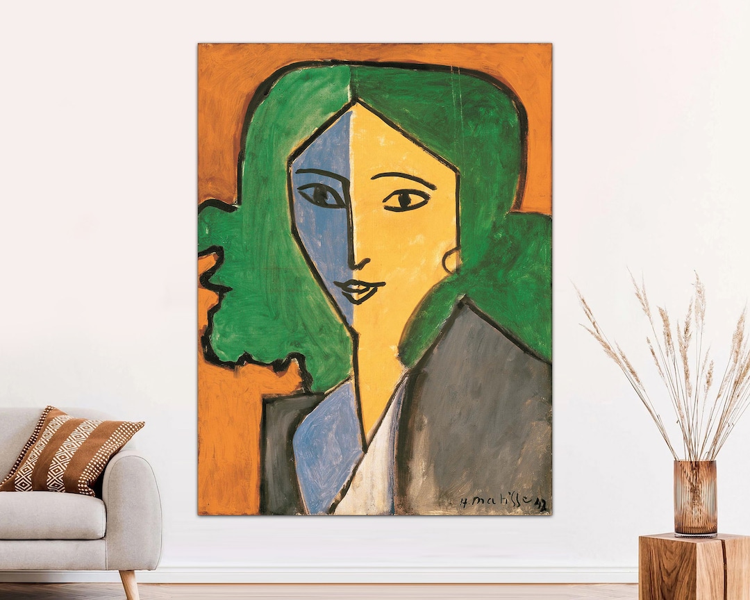 Henri Matisse Portrait of Lydia Art Canvas Poster, Quality Canvas ...