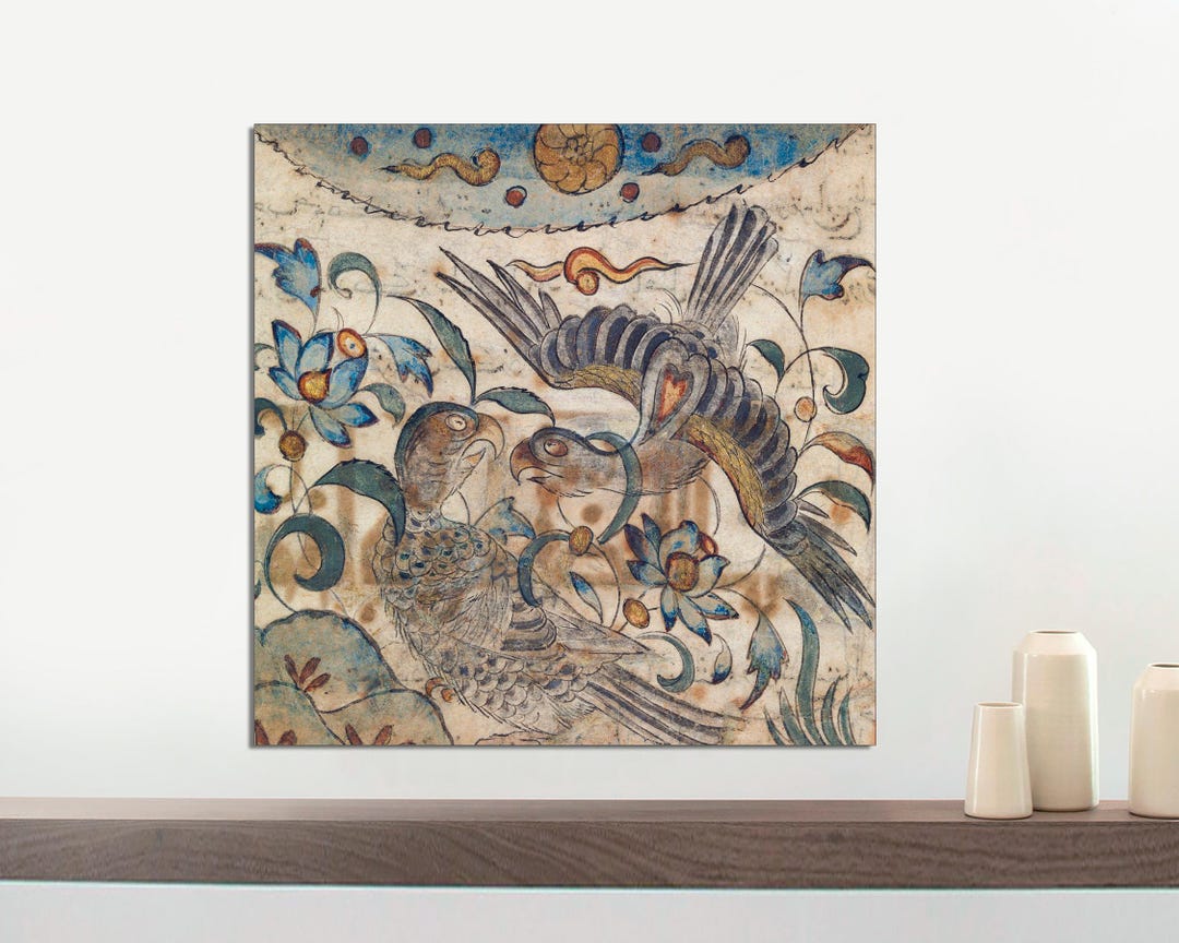 Medieval Eagles Canvas Print, Vintage Golden Eagle Wall Art - Etsy