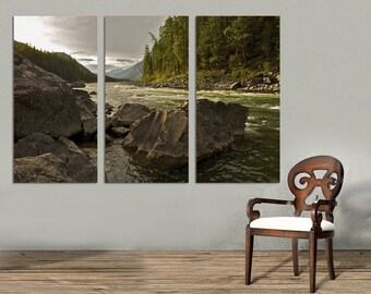 3 Panel Split triptych Canvas Print. 1.5 Deep Frames | Etsy