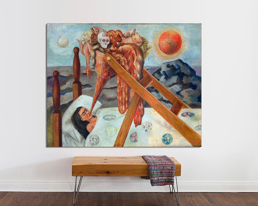 Frida Kahlo 'without Hope' Canvas Print, Surrealism Decor, Modern Wall ...