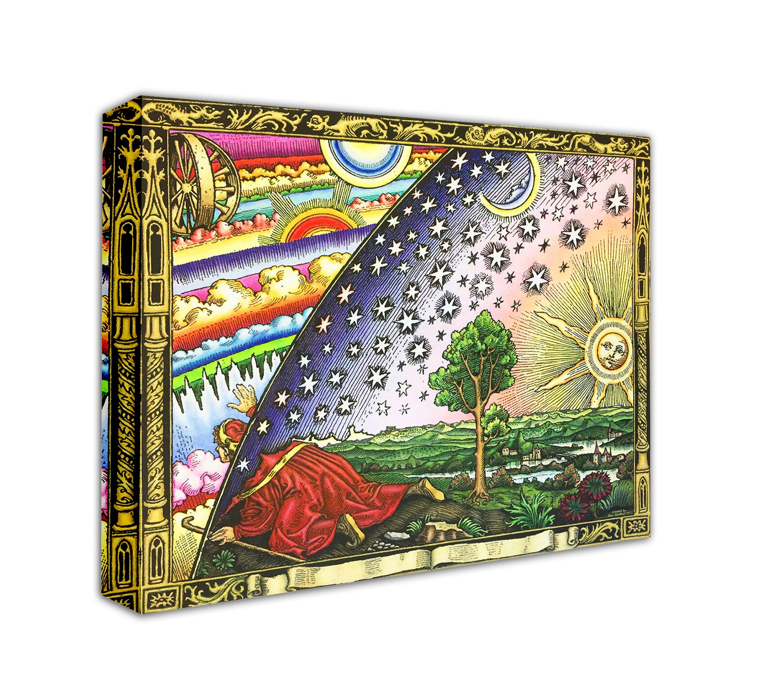 Flammarion Engraving, Cosmos Canvas Print, Ready to Hang - Etsy