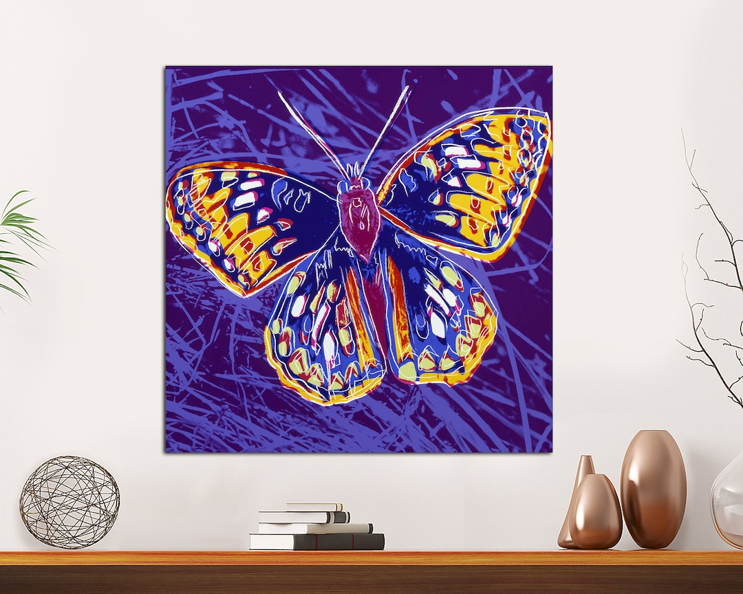 Andy Warhol Art Print, Endangered Species, Butterfly Wall Art ...