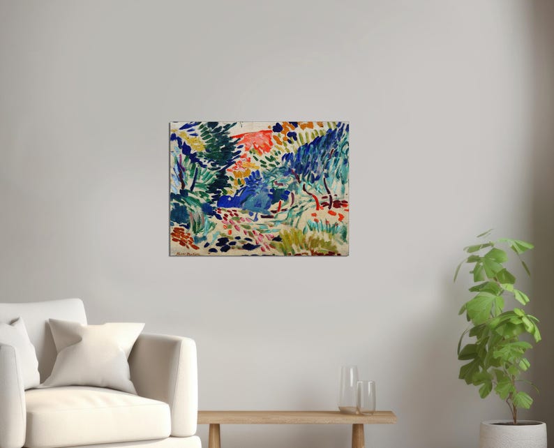 Henri Matisse, Landscape at Collioure, Giclée Canvas Print, Ready to ...