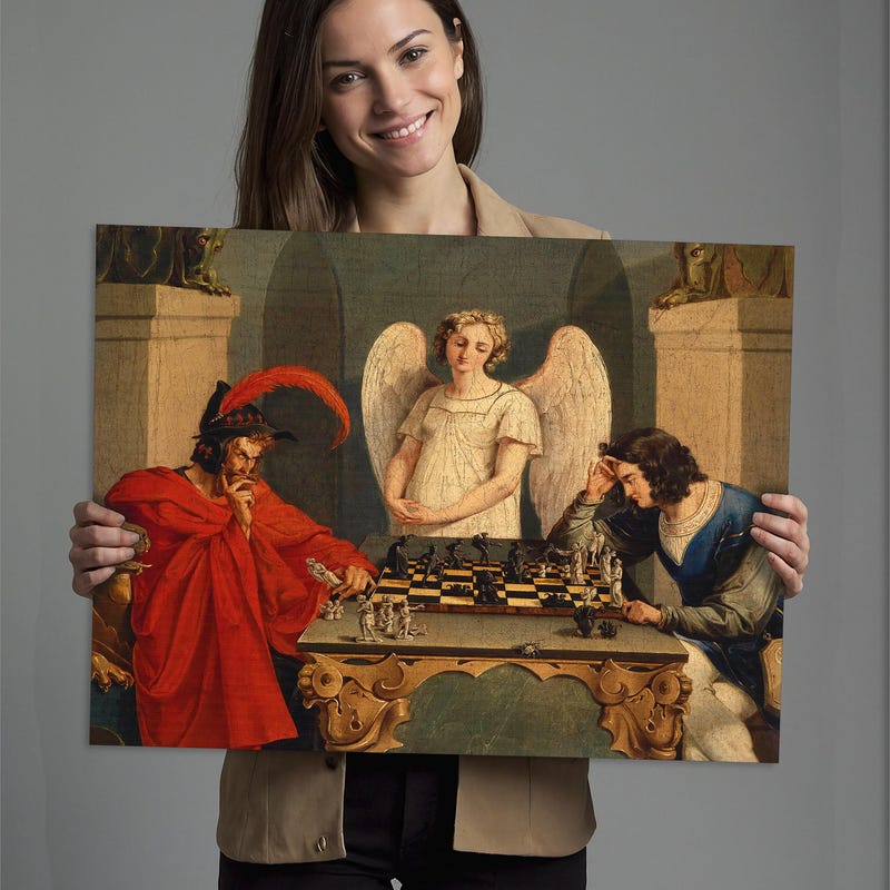 Checkmate Painting Prints - Etsy