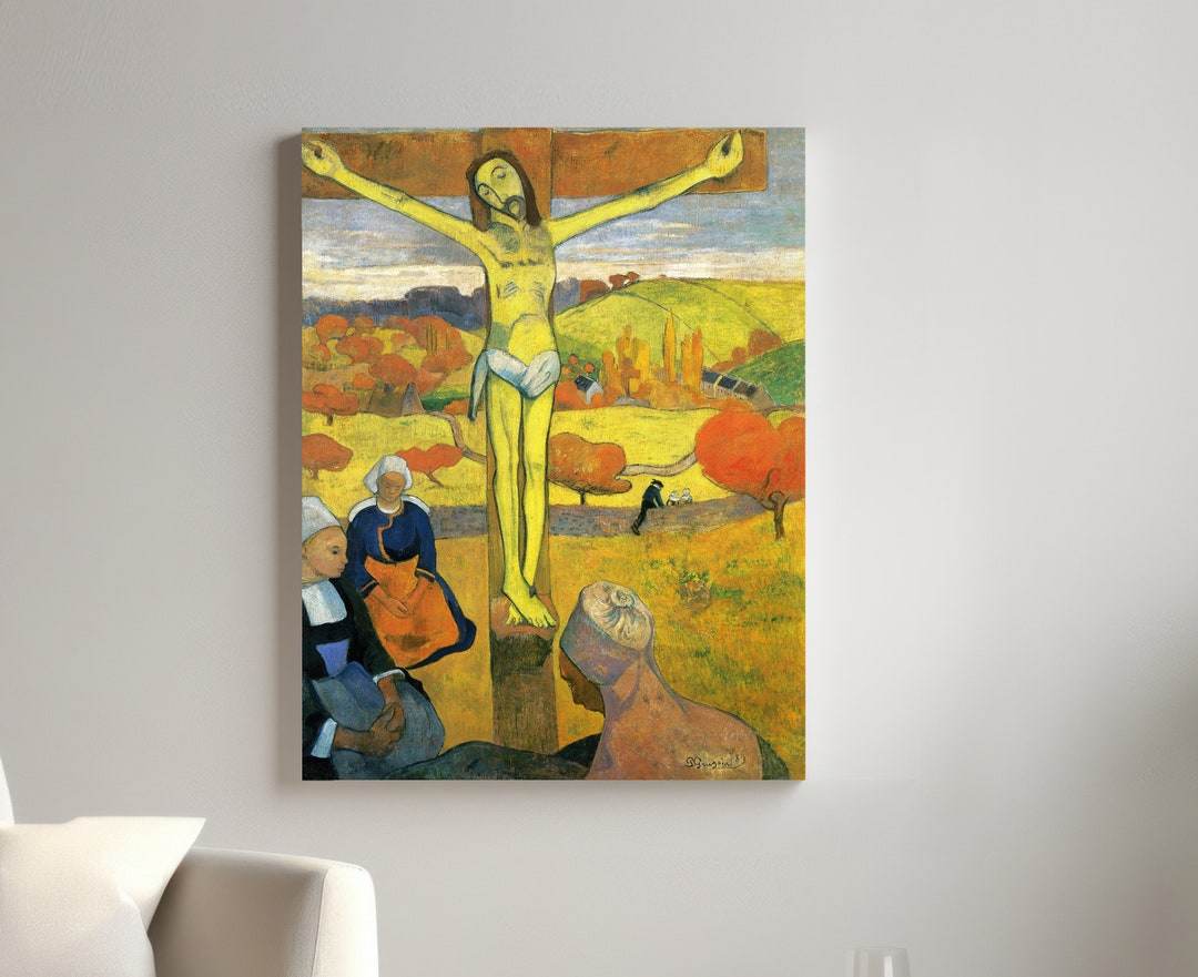 Paul Gauguin 'yellow Christ' Canvas Art Print, Religious Wall Decor - Etsy