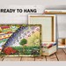 Modern Art, Gravure Flammarion Canvas Poster, Gravure Wall Art, Cosmos ...