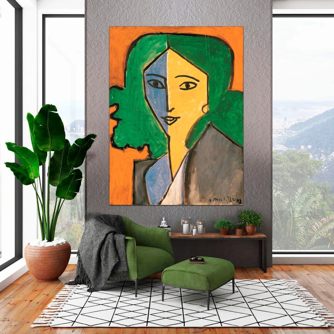Henri Matisse Portrait of Lydia Canvas Wall Art Poster, Large Quality ...