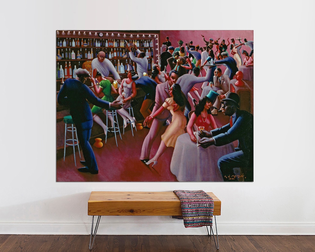 Nightlife by Archibald Motley, Jazz Age Canvas Art Print, Ready to Hang ...