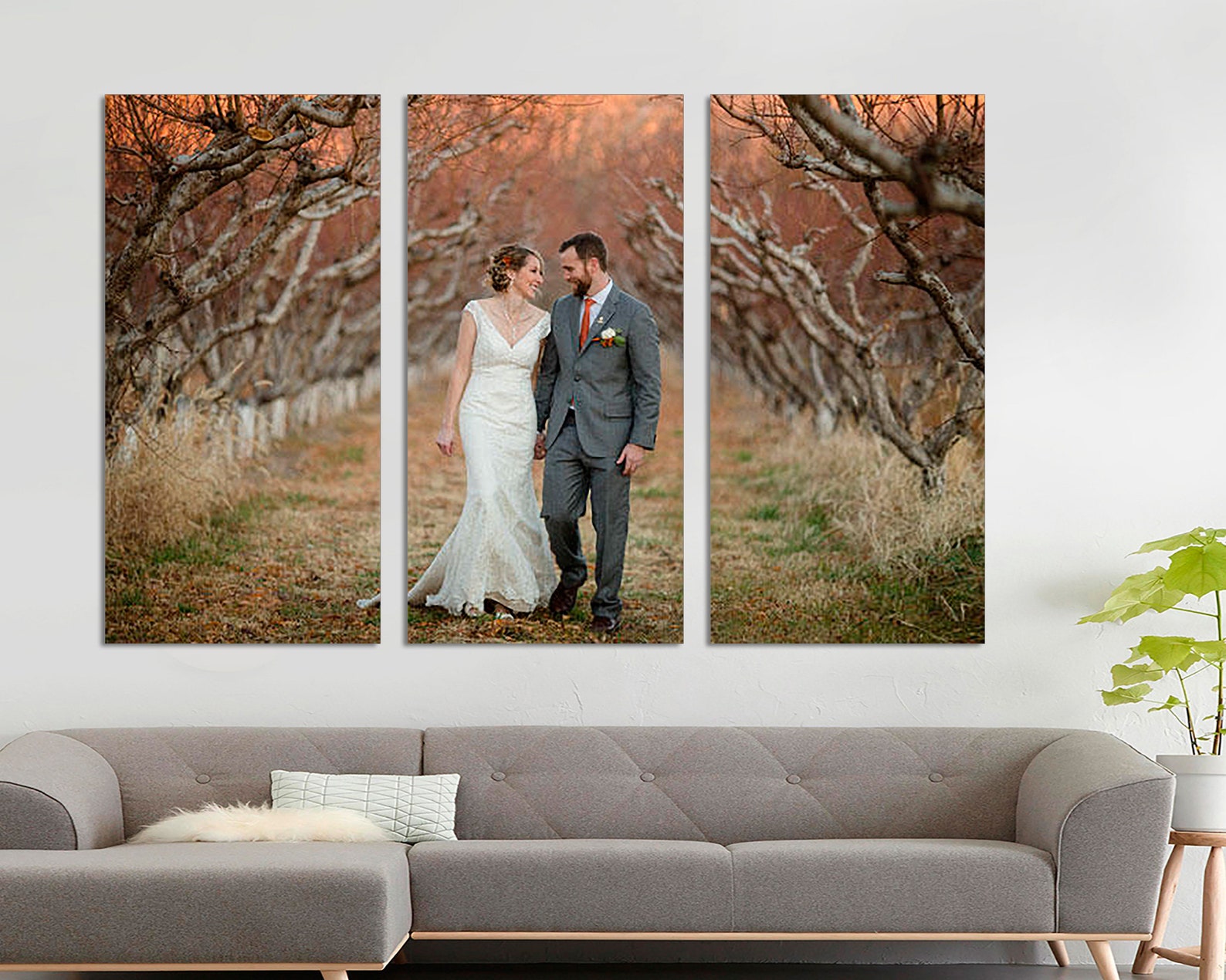 Custom Photo Canvas Wall Art Home Decor Your Photo Into Canvas Etsy