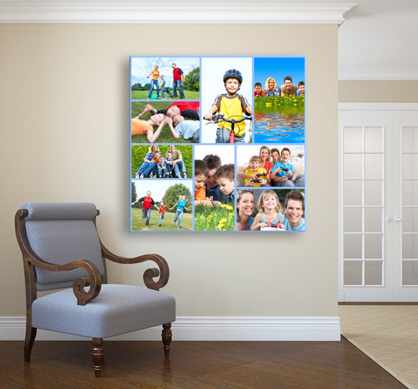 Custom Photo Collage Canvas Custom Canvas Print Custom | Etsy