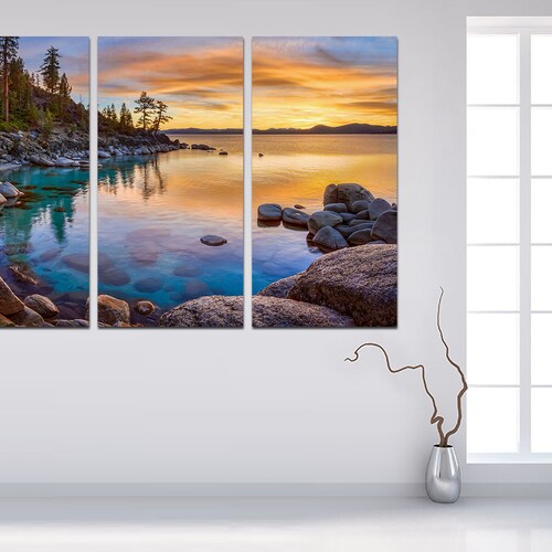 3 Panel Split triptych Canvas Print. 1.5 Deep Frames | Etsy